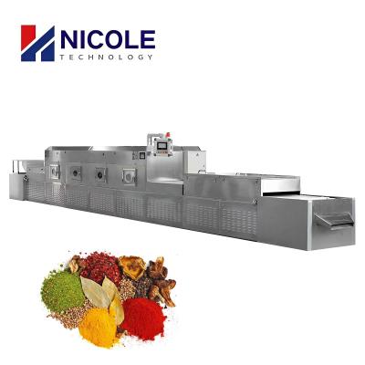 Chine Type industriel nourriture de bande de conveyeur de machine de stérilisation par micro-ondes de PLC de séchage à vendre