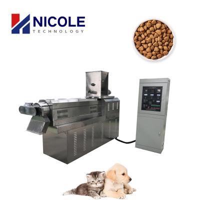 Chine Ligne de production alimentaire d'animal familier d'acier inoxydable de la CE sec complètement automatique pour le chat de chien à vendre