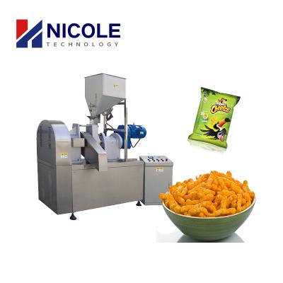 Chine Le maïs Kurls Cheetos Nik Naks Kurkure Production Line a expulsé par l'extrudeuse rotatoire à vendre