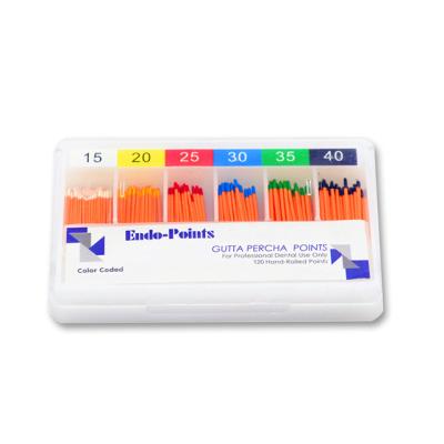 中国 Dental Regional MM Scoring Dental GP Points Gutta Percha Points 販売のため