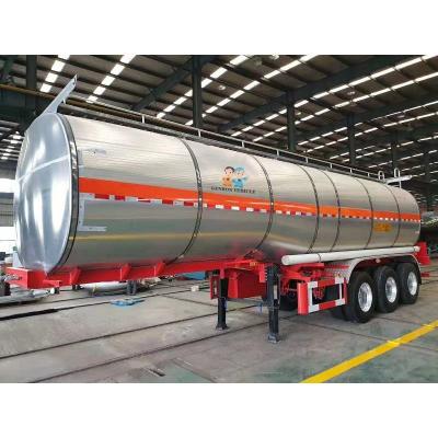 Κίνα Τρι άξονας 40T 35ft μεταφορών ημι ρυμουλκό βυτιοφόρων για τη βενζίνη καυσίμων προς πώληση