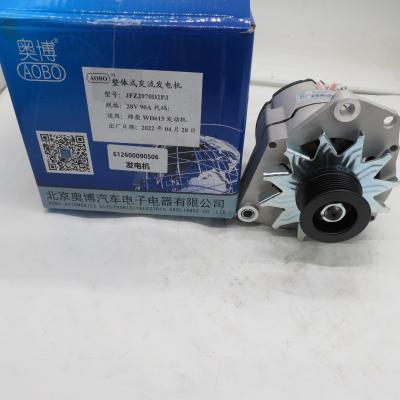 Cina Pezzi di ricambio 28V 90A 612600090506 dell'alternatore del motore diesel di mercato degli accessori del camion in vendita