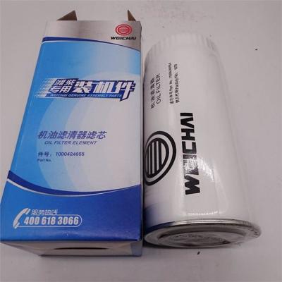 Cina WEICHAI con il filtro dell'olio 1000424655A in vendita