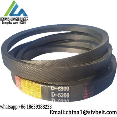 Cina Tipo di gomma profondità 19mm della cinghia del triangolo V di resistenza all'abrasione di larghezza 32mm della cima di D in vendita