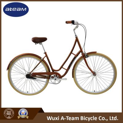 Cina Freno di sottobicchiere d'acciaio di 3 di velocità delle donne a 24 pollici del pendolare bici della città in vendita