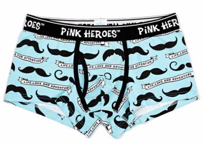 China Katoenen van de Bokserborrels van rekvolwassenen Douane Gedrukte Materialen voor de Mens, Marinekleur Te koop