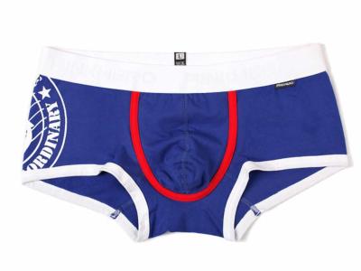 Cina Colore basso respirabile del blu dei tronchi di aumento della biancheria intima del tronco degli uomini sexy su ordinazione in vendita