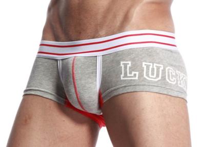 Cina Gli uomini stretti respirabili mettono lo stile in cortocircuito sexy del cotone molle della biancheria intima del tronco per il club in vendita