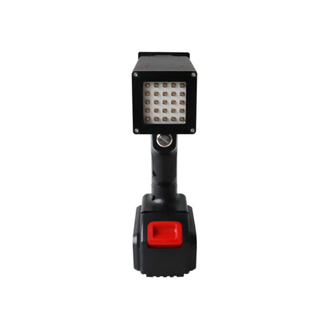 Automotive HVAC UV leak detection lamp wavelength display
