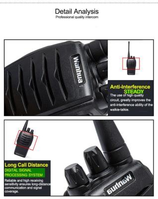 Wanhua WH27 Long Range Walkie Talkie Two-way Radio with -30 60°C Temperature