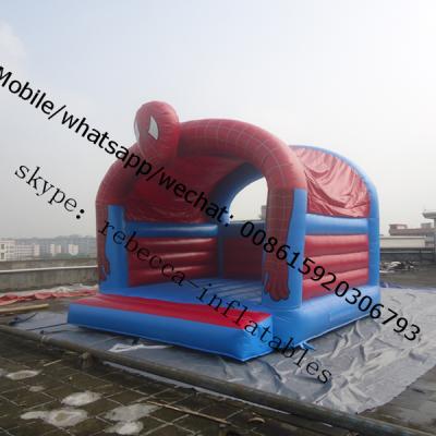 China Inflatable spiderman boucer  inflatable jumping castle   bounce house superhero bounce houses for sale