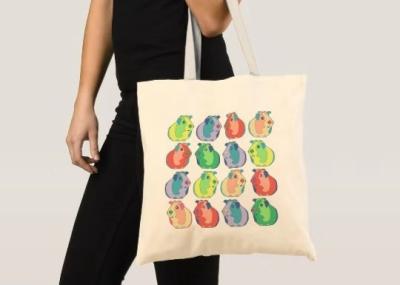 China Sublimation Blank Plain Canvas Tote Bag 35 X 40cm For Shopping Tool for sale