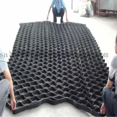 Cina 330 mm-1000 mm Distanza di saldatura Geocella HDPE per la protezione contro pendici Progettazione del nido di miele in vendita