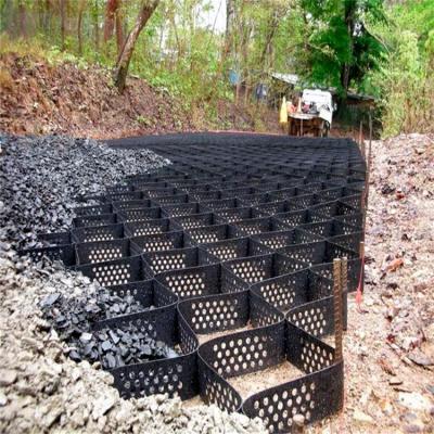 Китай Двухцветный HDPE геоклеточный гравийный стабилизатор для дорожного строительства и защиты склонов продается