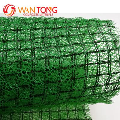 Cina Lunghezza normale 50m Geomat 3D HDPE in verde nero per la protezione del paesaggio e dei pendii in vendita
