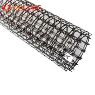 Cina 25.4*25.4mm Maglia di rete Alta resistenza Biassiale PP Geogrid di plastica per rinforzo del suolo Buona vendita in vendita