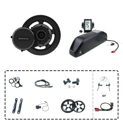 中国 Ebike/e bike/electric bike/electric bicycle/mountain bike display 750c bafang motor kit with 17.4ah battery Samsung cells 36v 500w electric bike conversion kit 販売のため