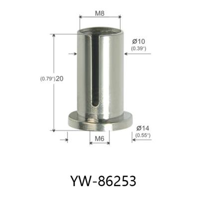 Κίνα 20mm Dia θηλυκό νήμα νικέλινο YW86252 συστημάτων M6 ανώτατων καλωδίων κρεμώντας προς πώληση