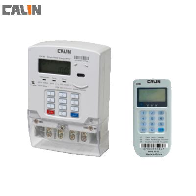 中国 割れたタイプ単一フェーズのキーパッドによって前払いされる電気は喧騒レール敷 KWH のメートルをメーターで計ります 販売のため