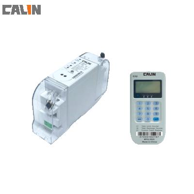 China 35mm Keypad Prepaid Din Rail Power Meter High Accuracy With RF Communication for sale