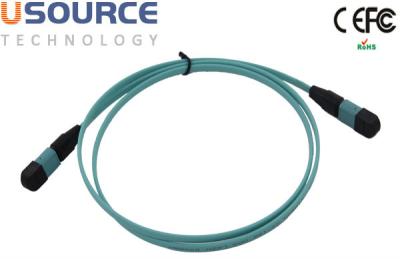 Cina Fili a fibra ottica Multifiber del cavo 12 del tronco di 10G OM3 con 3.0mm LSZH/colonna montante in vendita