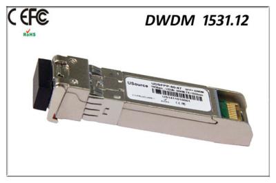 China Transceptor 80km da fibra do único modo de DWDM 10G SFP, 10GB SFP à venda