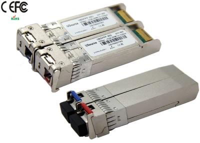 China comprimento de onda 1270nm/1330nm óptico da distância do transceptor 60km de 10G BIDI SFP+ à venda