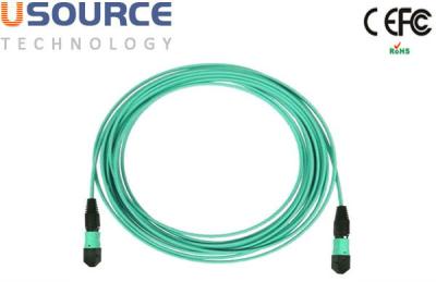 Cina 12 fibra MPO - cavo del tronco di MPO OM3 OM4 per l'applicazione di 40G QSFP+ SR4 in vendita