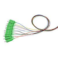 Cina Treccia dello Sc APC di 12 colori per il simplex del cavo a fibre ottiche per fos /PVC/LSZH in vendita
