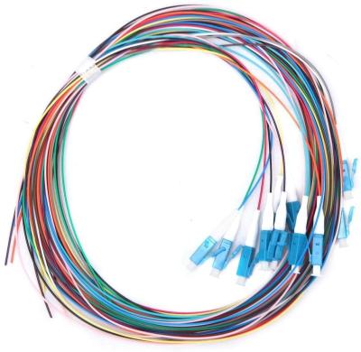 Cina LC UPC 1.5m 3.0mm un'inserzione bassa Loss/LSZH di 12 trecce a fibra ottica del filo in vendita