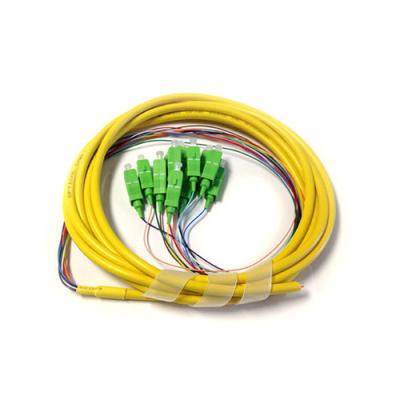 Cina Singoli modo di Lc 12 Mini Breakout Fiber Optic Pigtail/misto in vendita