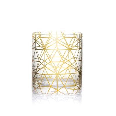 중국 Hot sale lead-free crystal drinking tumbler  glass with customized decal 판매용