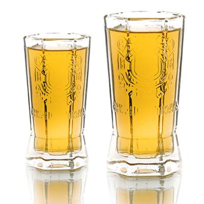 Chine Hot Selling Round Transparent Shot Glass Promotions Shot Glass à vendre