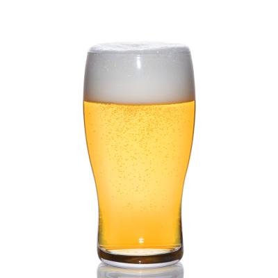 중국 580ML 소다 라임 유리 스템리스 필스너 맥주 잔 판매용