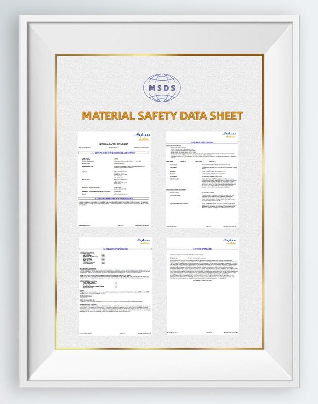 Materail Safety Date Sheet - SAMTION INTERNATIONAL LIMITED