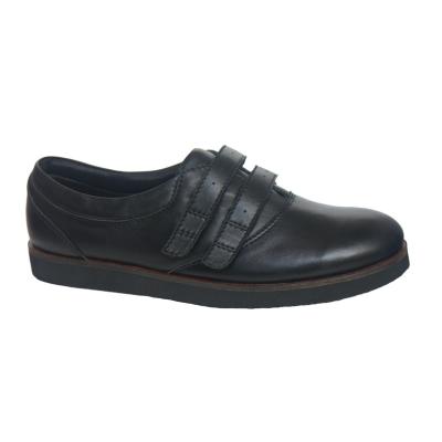 China Echtes Leder Zwei-Bügel bearbeiten breitere Breiten-Arthritis-Schuh-Komfort-Schuhe Fußbekleidungs-Unisexschuhe zu verkaufen