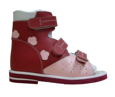 China Kind-Hoch-Spitze orthopädische Sandale Kunde-machte ledernen Sandale-Stiefel 201210 zu verkaufen