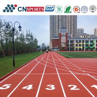 Cina Polyurethane Permeabile Sport Jogging Gomma pista da corsa 13mm in vendita
