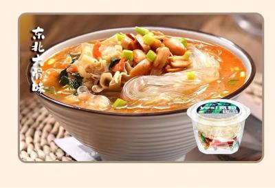 China Vermicelli instantáneo sin freír con sabor a sopa de huesos grandes de maní en venta