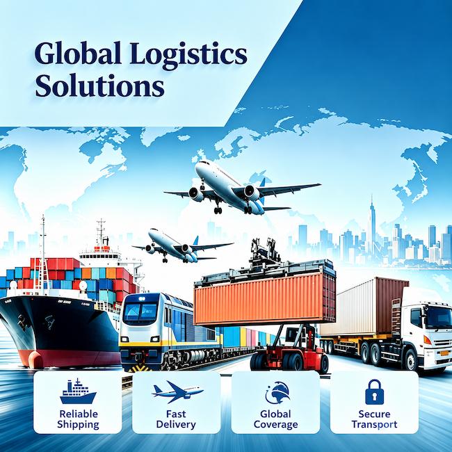 Global shipping and logistics network