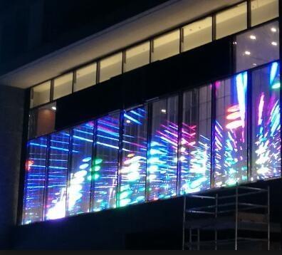 Cina Video esposizione di LED di vetro trasparente dell'esposizione 14bit 4800Hz in vendita