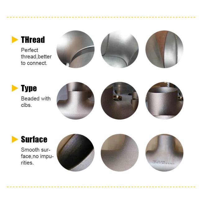 ASTM 403 WP321 Stainless Steel Pipe Fittings 180 Degree Short Radius Return Bend NACE MR0175
