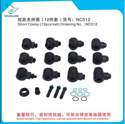 China El inyector de combustible diesel afianza el equipo común de la herramienta con abrazadera 12pcs de la reparación del inyector de la herramienta del CR de los adaptadores del inyector del carril en venta