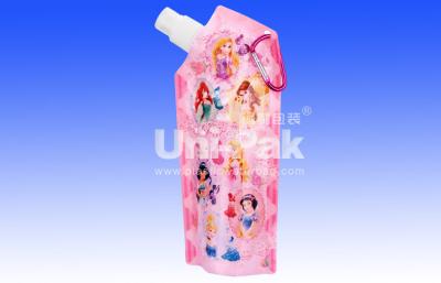 Cina 16oz ha colorato sta sul sacchetto con Carabiner, borse vive di plastica del becco in vendita