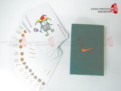 Cina Carte della mazza della stampa di colori della pubblicità CMYK in vendita