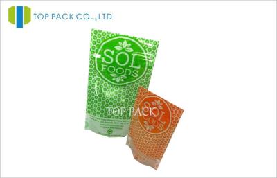 中国 ペット/PE 120mic のプラスチック食品包装は光沢のある終わりの印刷を袋に入れます 販売のため