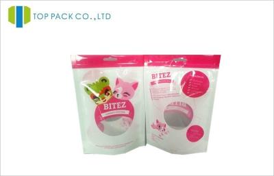 China Entalhe reusável do rasgo dos malotes plásticos dianteiros transparentes do suporte à venda