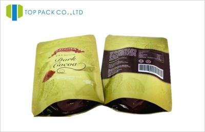 Cina Cioccolato che immagazzina la maniglia stampata incisione d'imballaggio delle borse dello spuntino a chiusura lampo in vendita