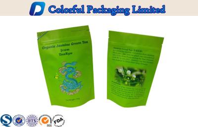 China 100g/250g/500g Matte de Thee Verpakkende Zakken van de Vernisdruk voor Groene Thee Te koop