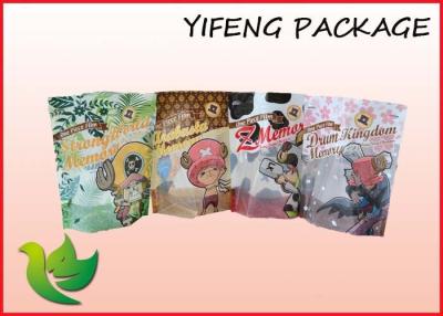 Cina Il logo su ordinazione di plastica sta sui sacchetti con la chiusura lampo per l'imballaggio per alimenti in vendita